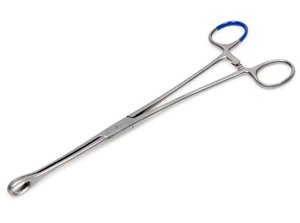 Förster-Ballenger dab clamp, straight, 24.5 cm - Liber Medical
